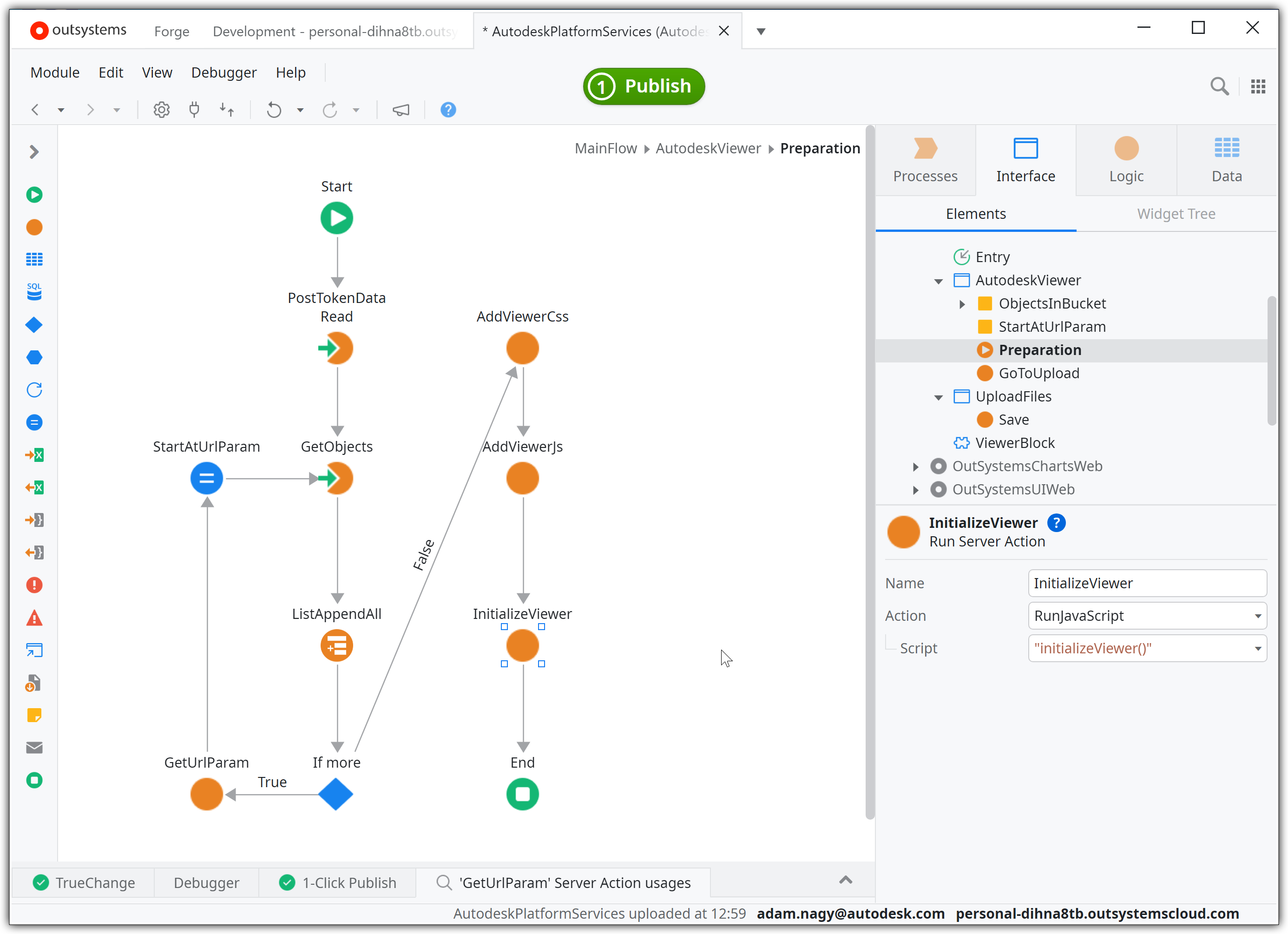 Outsystems Integration Autodesk Platform Services